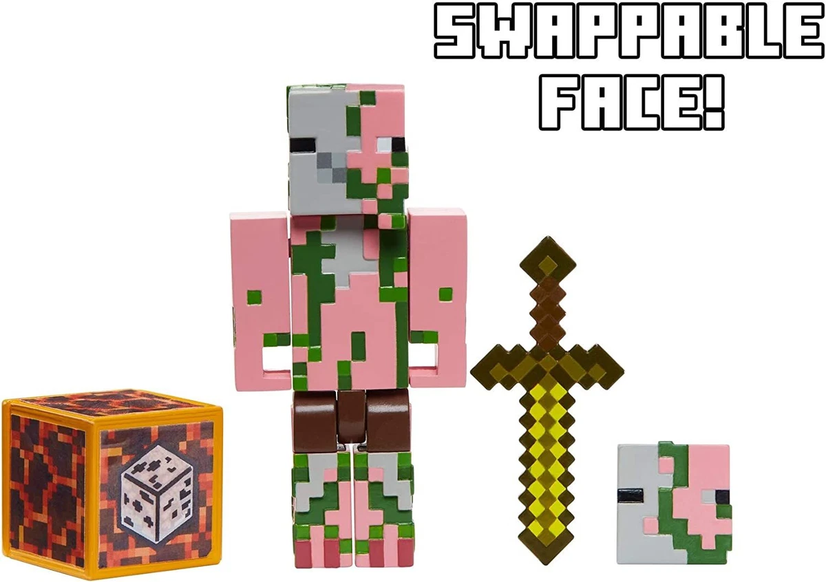 Printable Zombie Pigman Head Skin