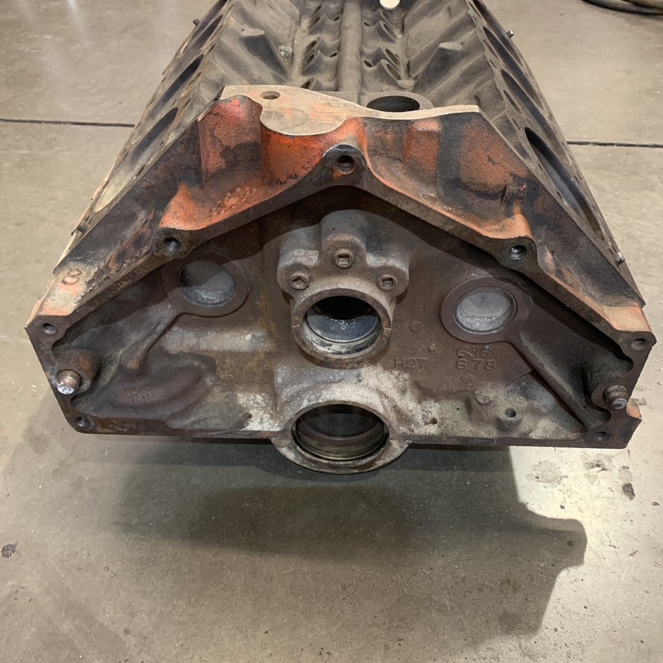 1968 CAMARO CORVETTE 3914678 ENGINE BLOCK STD BORE 327 Suffix EE | eBay
