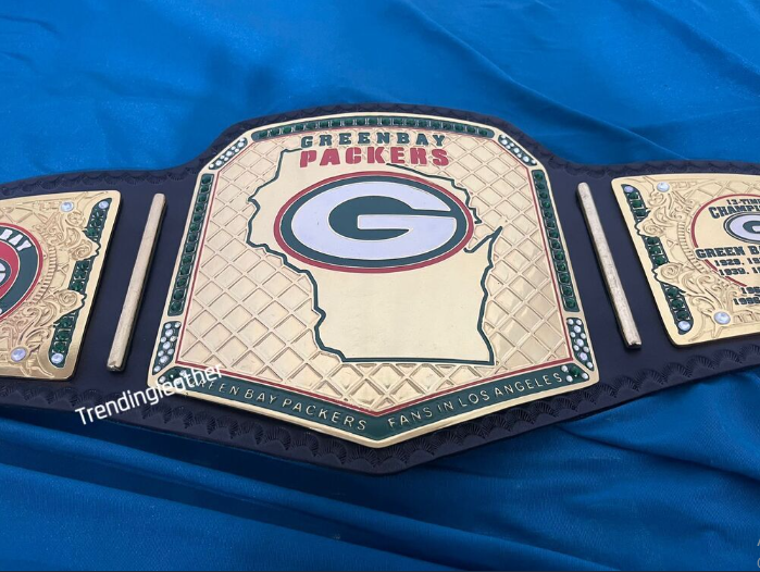 Green Bay Packers American Football NFL Championship Replica Title Belt ...
