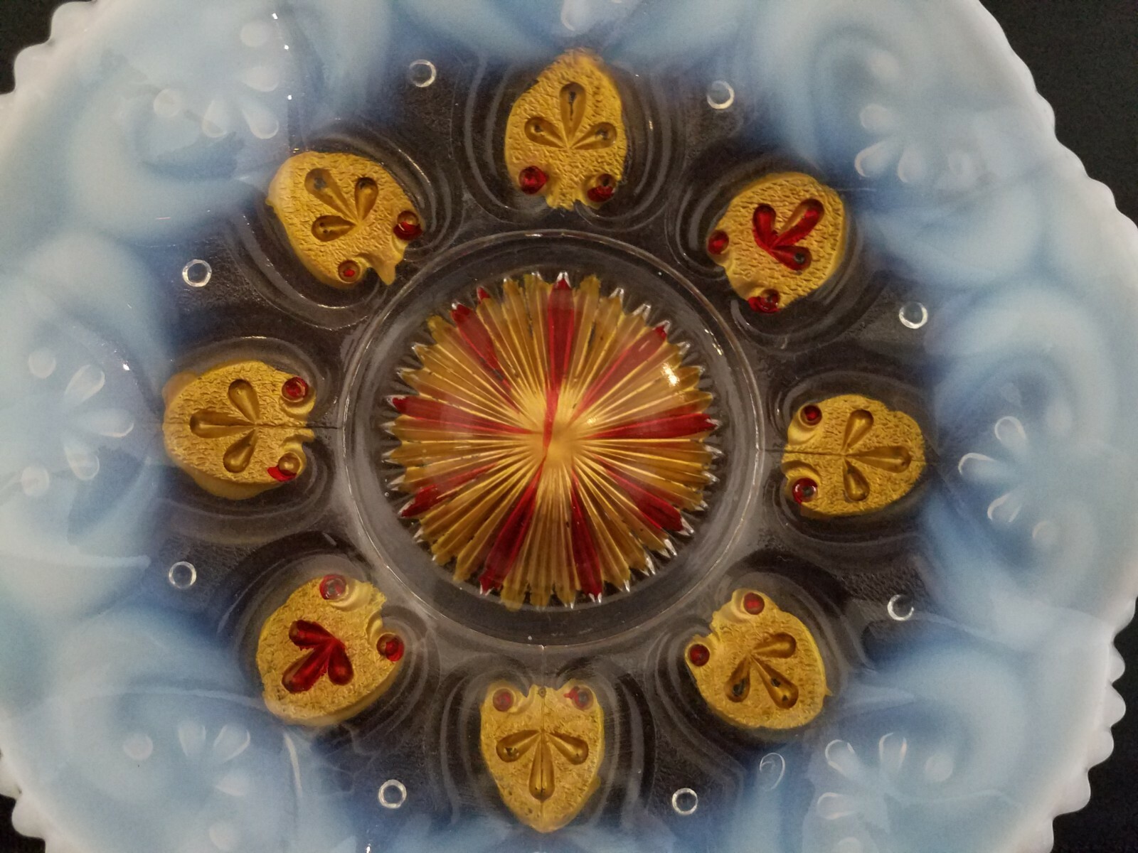 GOOFUS GLASS Candy Bowl Plate 8 1/2"d 1 1/2"h | eBay