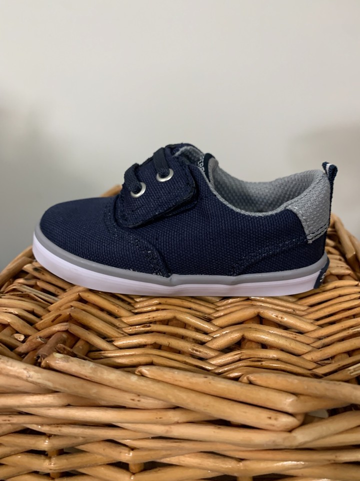Sperry Topsiders Boat Shoes Baby Size 4 Months Blue Classic Canvas ...