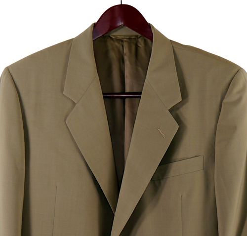 Hickey Freeman Men's 2 Button Tan Beige Taupe Blazer Wool Cashmere ...