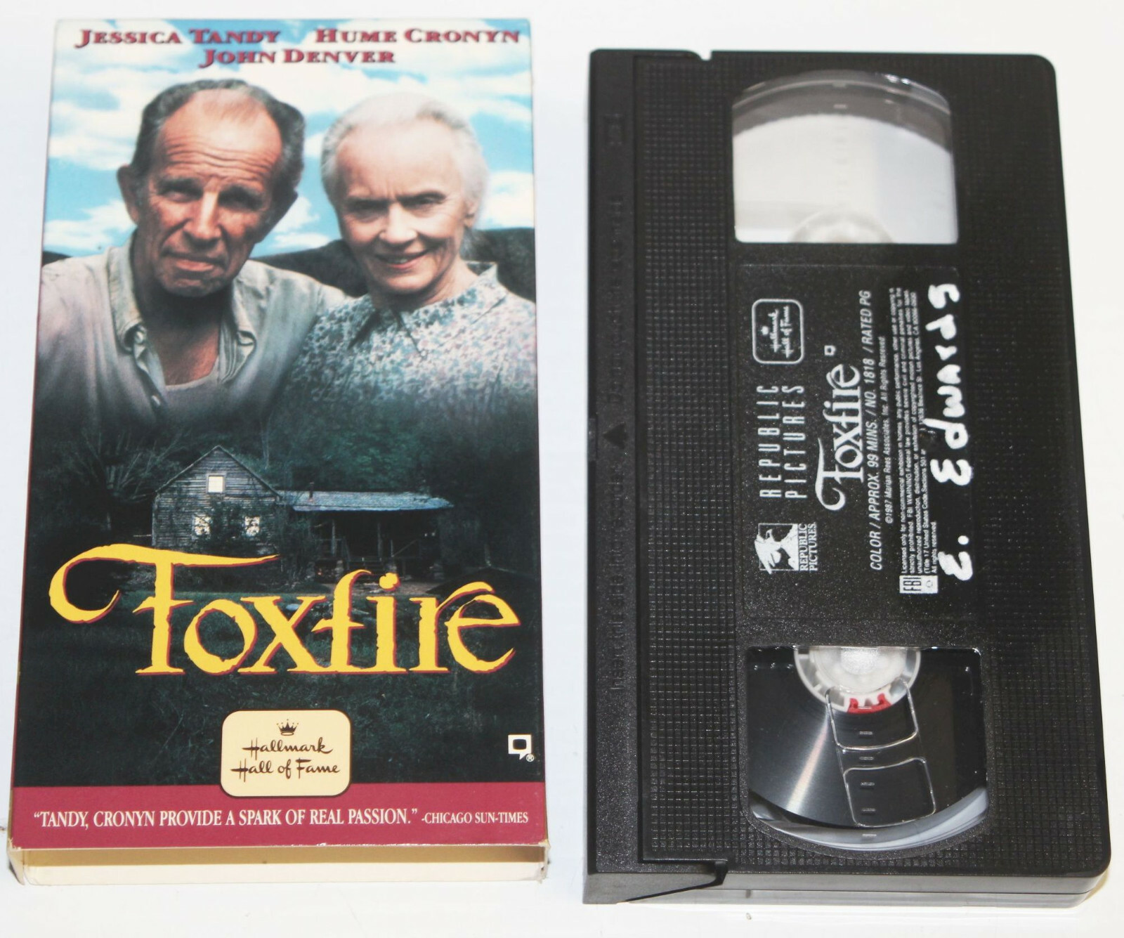 Foxfire 1987 Hallmark Movie VHS Jessica Tandy Hume Cronyn John Denver ...