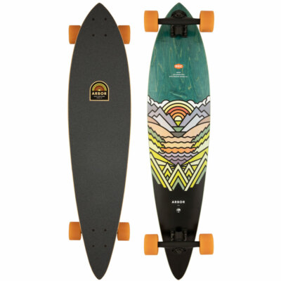 Arbor Performance Complete Fish Artist Longboard Skateboard Downhill ...