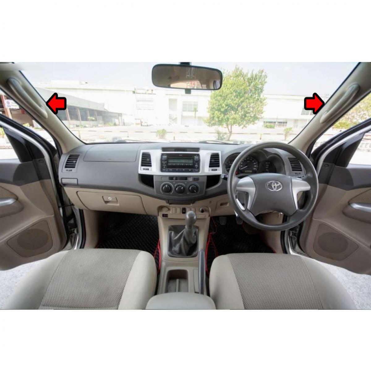 For Toyota Hilux Kun Mk6 SR5 2005-2014 Grey Roof Grab Handle A-Pillar ...