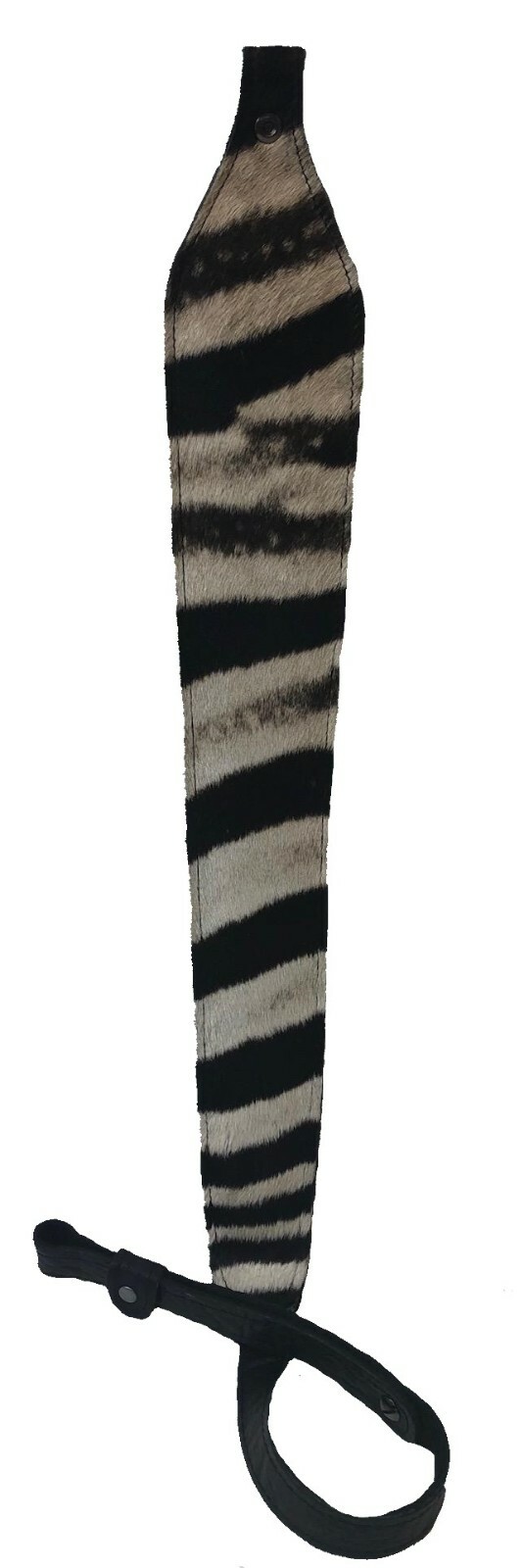 AFRICAN GENUINE FULL ZEBRA HIDE / SKIN RIFLE SLING - NEW - BLACK | eBay