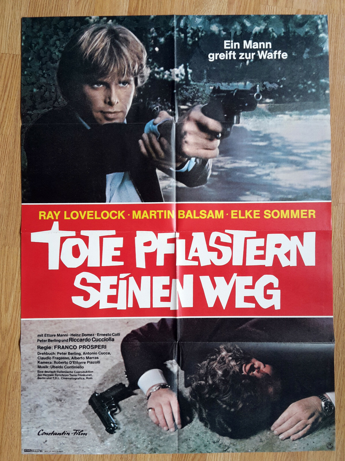 MEET HIM AND DIE German 1-sheet poster Ray Lovelock Elke Sommer ITALIAN ...