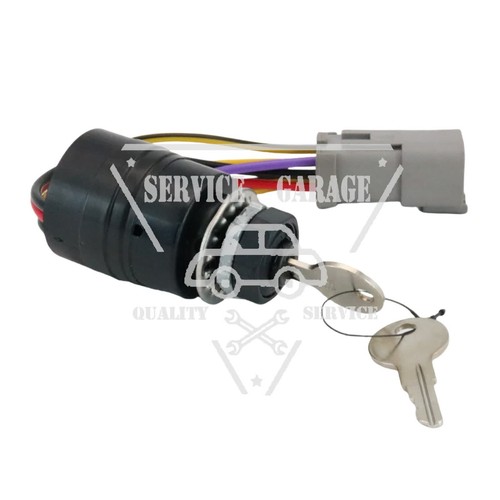 New Tracker boat ignition switch Grey Plug w/ Keys 3 Position-NOS ...