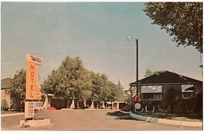 Bend Oregon Tamarack Motel Front View Postcard | eBay