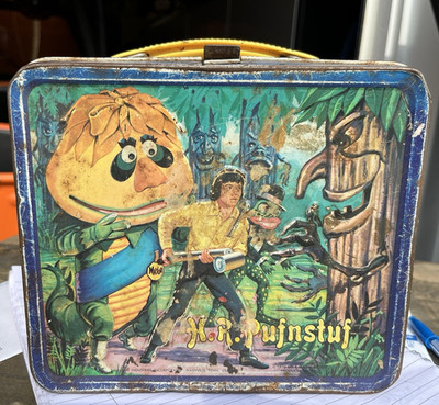 H.R. Pufnstuf Collectible Metal Lunchbox with Thermos, Metal | eBay