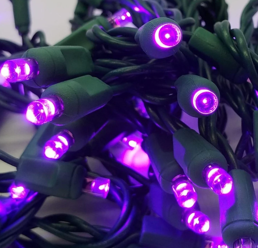 PURPLE LED Christmas String Lights Mini Lights Indoor Outdoor Holiday ...