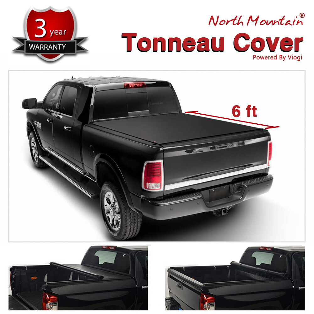 6'/72.7" Soft Lock & Roll Up Truck Bed For 2019-now Ford Ranger Tonneau ...