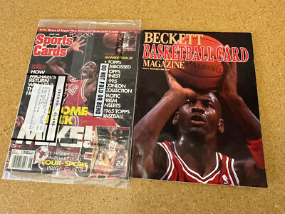 Beckett Basketball Card Magazine Issue #1 Michael Jordan + Sport Card ...