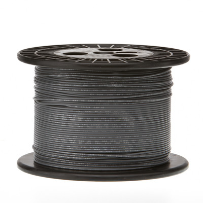 22 AWG Gauge Stranded Hook Up Wire Gray 1000 ft 0.0253" UL1007 300 ...