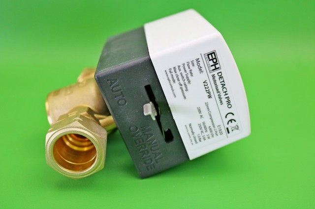 EPH Controls 22mm 2 Port Motorised Zone Valve 5 Wire V222PW Like ...