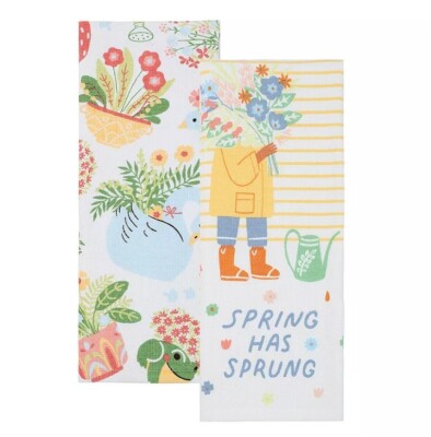 Celebrate Together Spring "Spring Has Sprung" 2-pc. Kitchen Towel Set ...