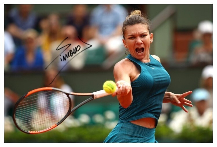 SIMONA HALEP (2) ROMANIA WOMAN - TENNIS - 6x4 Signed Autograph PHOTO ...