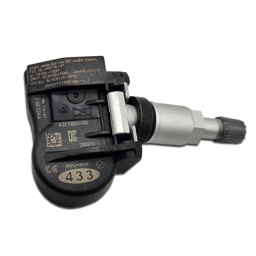 Set of 4 Complete TPMS Tire Pressure Sensors 433MHz 68252495AC ...