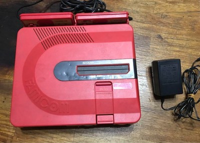 Sharp Twin Famicom AN-500R Sharp Nintendo Red Tested USED Ship From ...