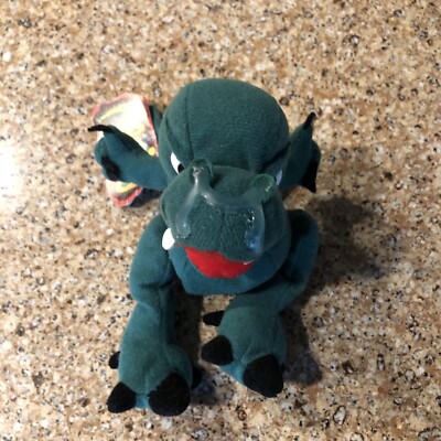 NEW MEANIES Boris the mucousaurus * series 1 bean bag plush Idea ...