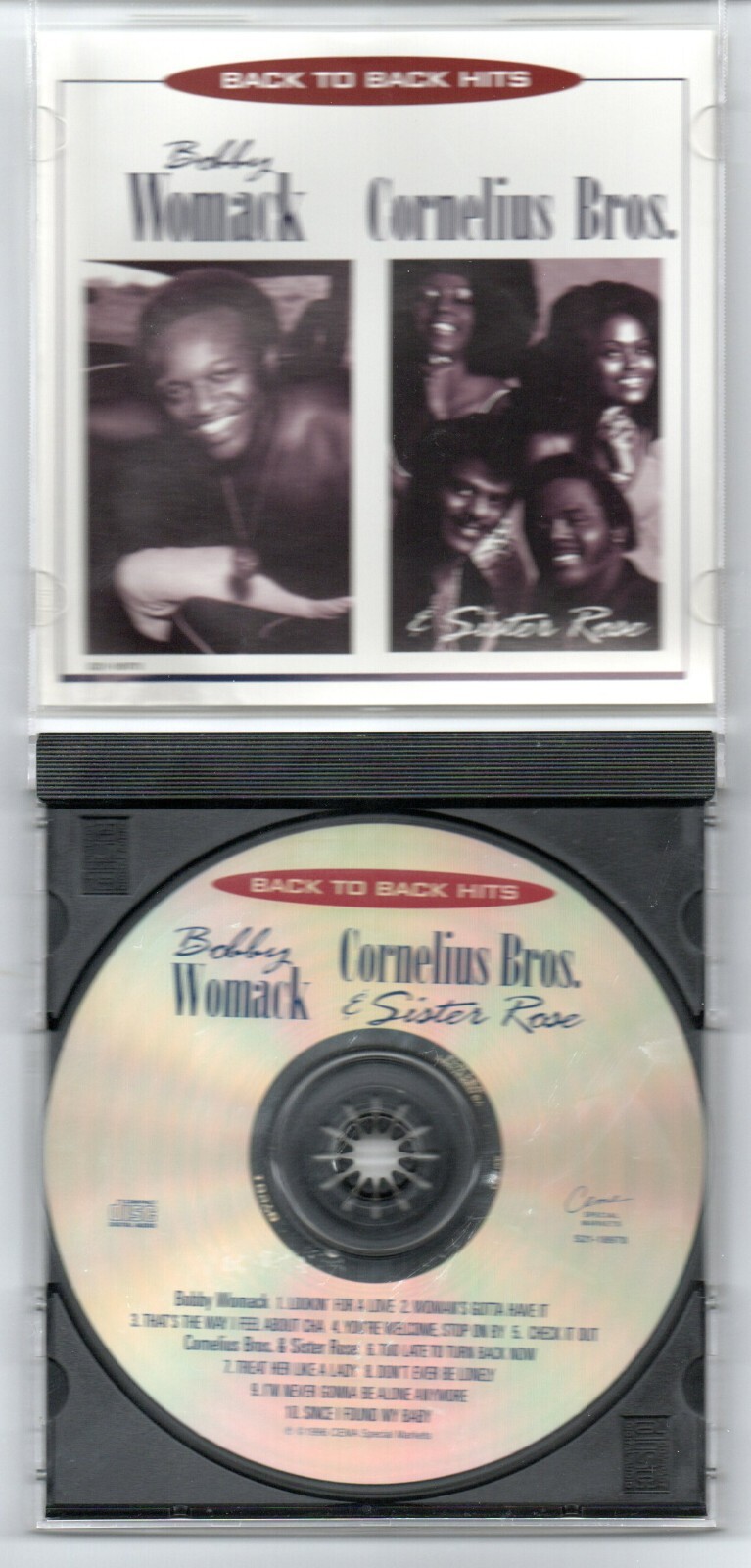 BOBBY WOMACK / CORNELIUS BROS. & SISTER ROSE: BACK TO BACK HITS CD BEST ...