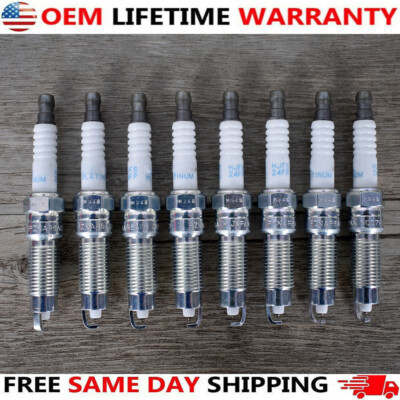 8Pcs OEM MOTORCRAFT SP-509 HJFS-24FP PLATINUM Spark Plugs For Ford ...