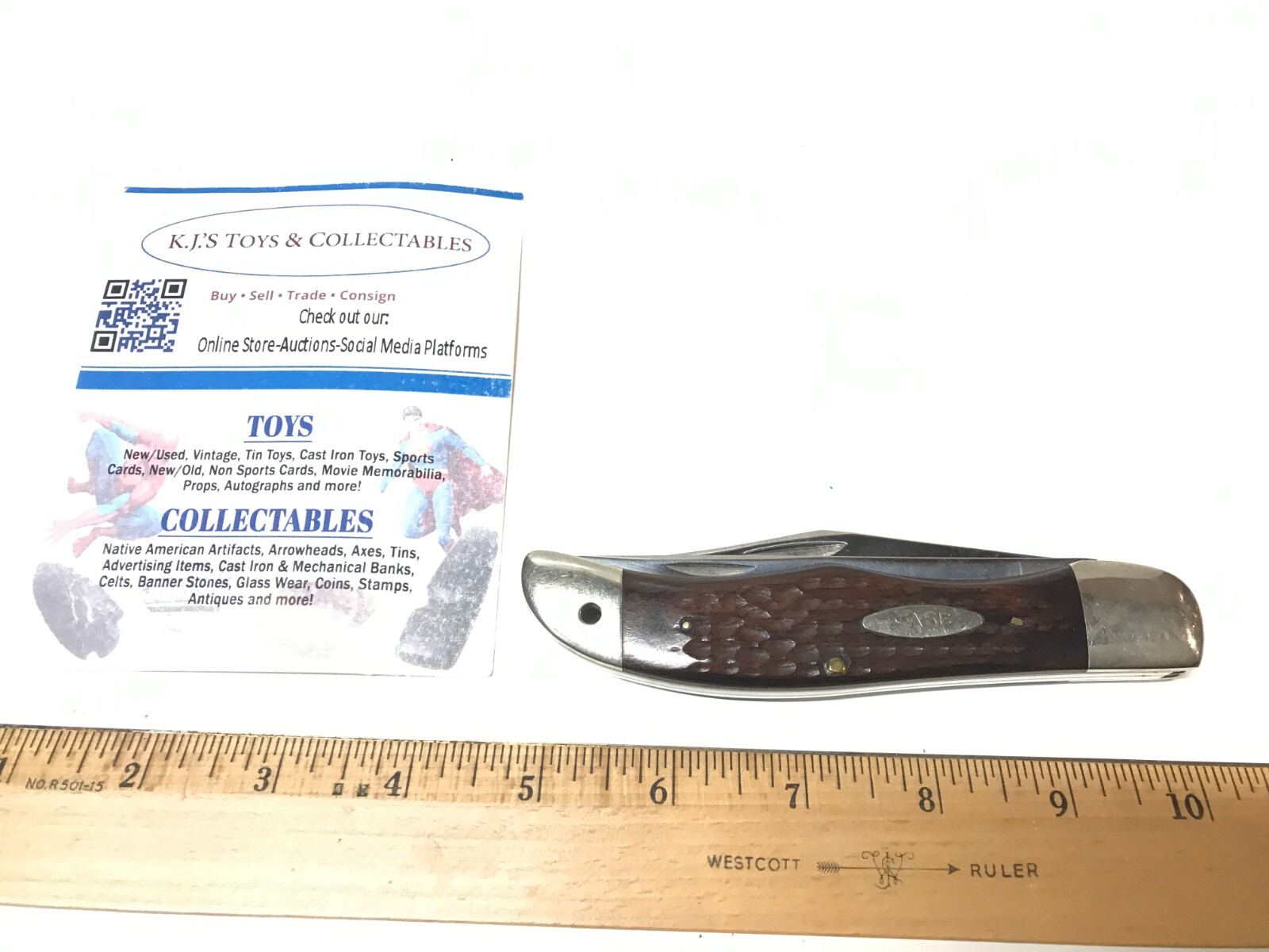Case XX 1940-64 6265 SAB Bone Handle Pocket Knife NICE SHAPE KNIFE 2 ...