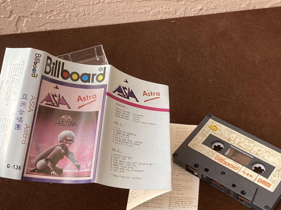 JAPAN Label - BILLBOARD Astra ~ Asia Cassette Tape G-136 RARE | eBay