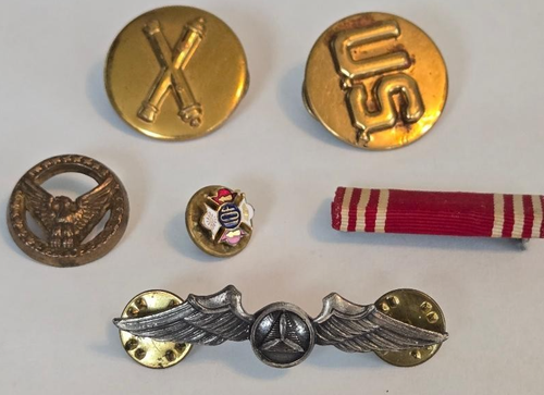 WWII Civil Air Patrol Wings Lapel Pin Sterling Silver and Misc WWII ...