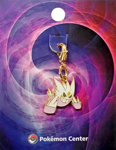 Keychain/Mascot (Character) White Mega Gengar Metal Charm "Pokemon ...