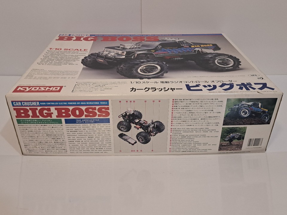 Rare Vintage Kyosho 1/10 Scale R/C Big Boss Monster Truck With Box | eBay