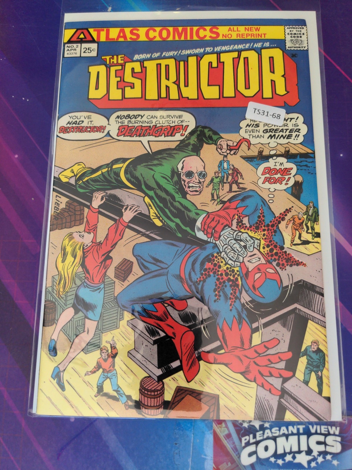DESTRUCTOR #2 MINI 7.0 ATLAS / SEABOARD COMIC BOOK TS31-68 | eBay