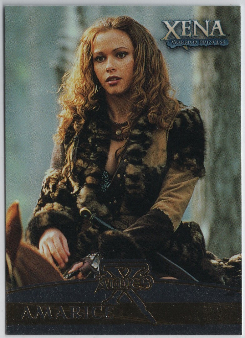 2001 Xena Warrior Princess Allies Amarice Card #F6 | eBay