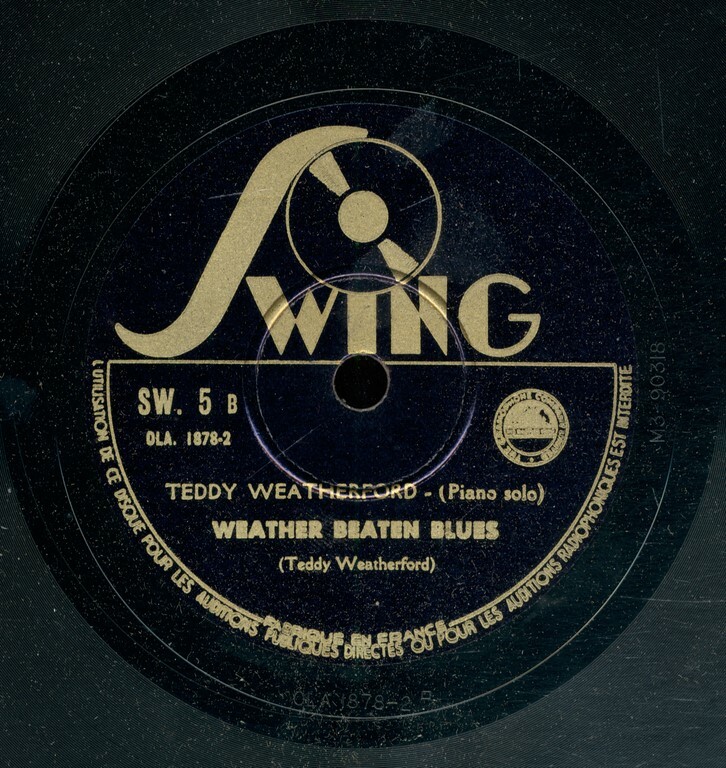 78tk-Jazz piano-SWING(French)-5-Teddy Weatherford-(Tea for 2 ...