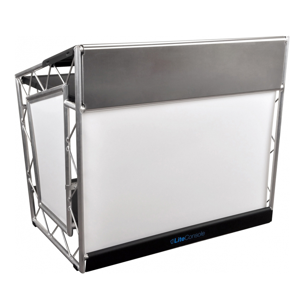 LiteConsole XPRS Aluminium Lc0203 Folding Disco DJ Stand Console Booth ...
