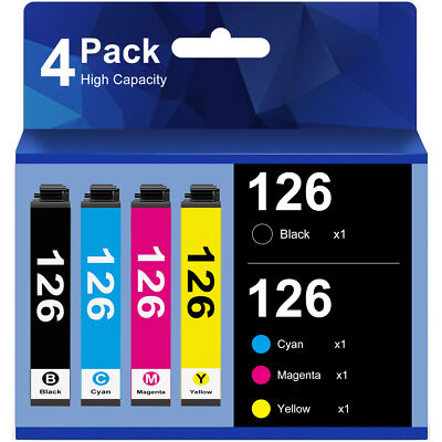Ink for Epson 126 Workforce 545 645 633 845 520 630 435 840 WF-3540 WF ...