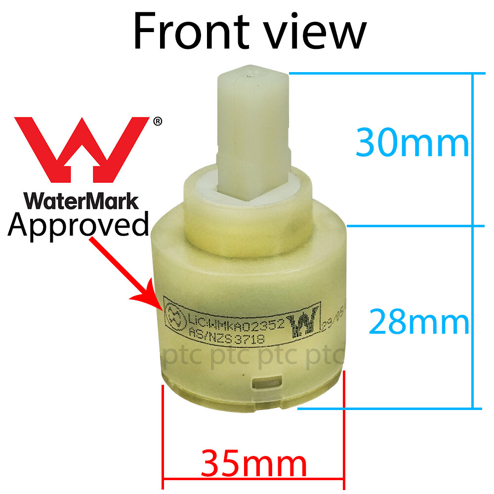 Mixer tap cartridge spares 35mm Ceramic Cartridge Flat sink/shower ...