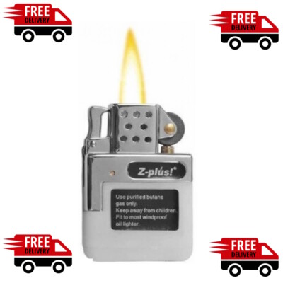 NEW Z-Plus SOFT flame Butane Replacement Insert For Petrol Lighters ...