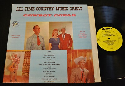 Cowboy Copas Starday 118 All Time Country Music Great CLEAN COPY | eBay