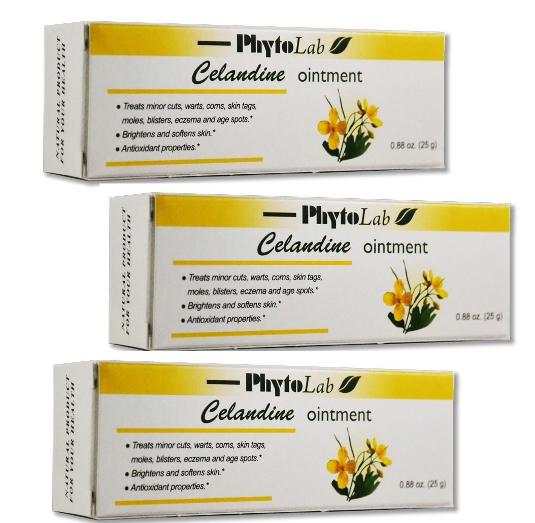 3 x Celandine Ointment ( 0.88 oz 25 g each ) PhytoLab Chistotel чистотел | eBay