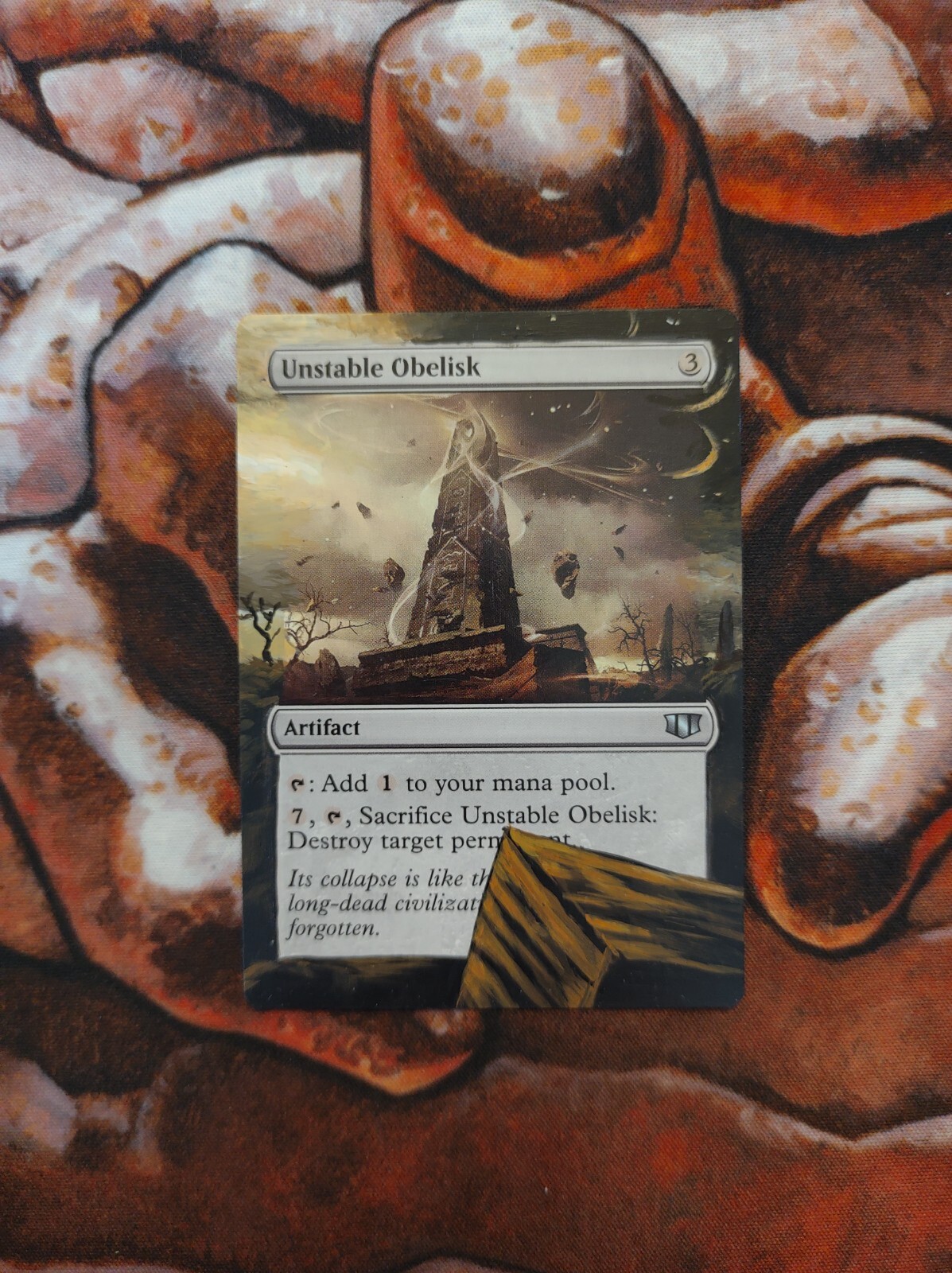 Magic the Gathering Unstable Obelisk Hand Painted Unique Custom MTG ...