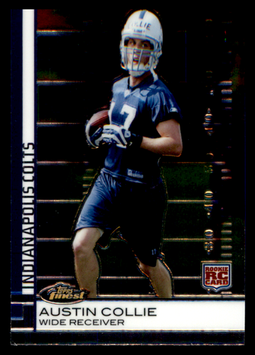 2009 Finest Austin Collie Rookie #93 Indianapolis Colts | eBay