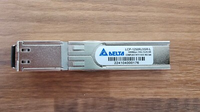 Delta LCP-1250RJ3SR-L 1000Base L RJ45 SFP Transceiver | eBay