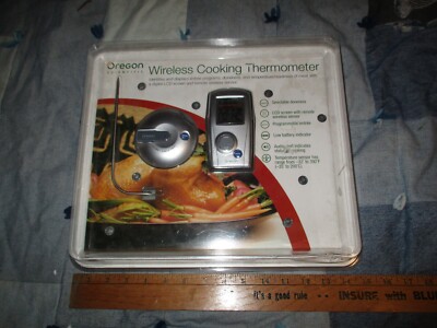 NOS Oregon Scientific AW129 Grill Right Wireless Talking BBQ Oven ...