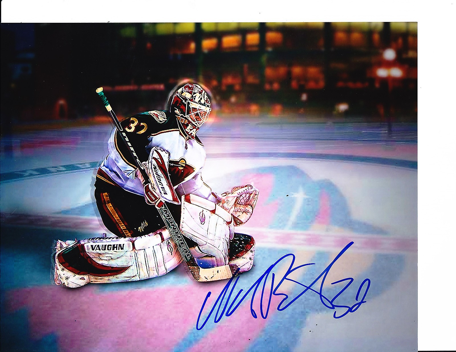 MINNESOTA WILD NIKLAS BACKSTROM SIGNED ARTWORK 8X10 | eBay