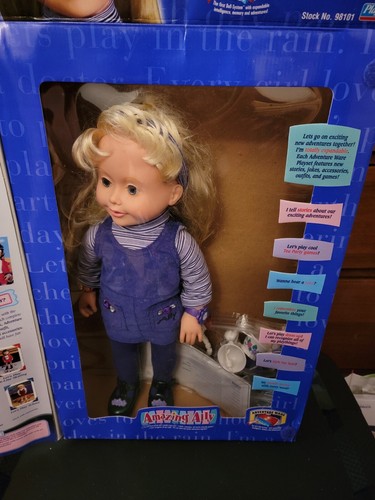 Vintage 1999 AMAZING ALLY Blonde Interactive Doll by Playmates Extras ...