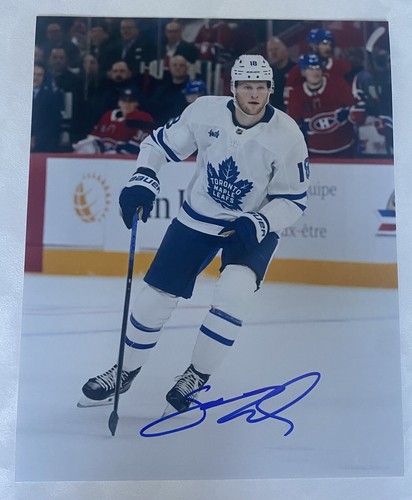 Steven Lorentz Toronto Maple Leafs Signed Autographed 8x10 Photo With ...