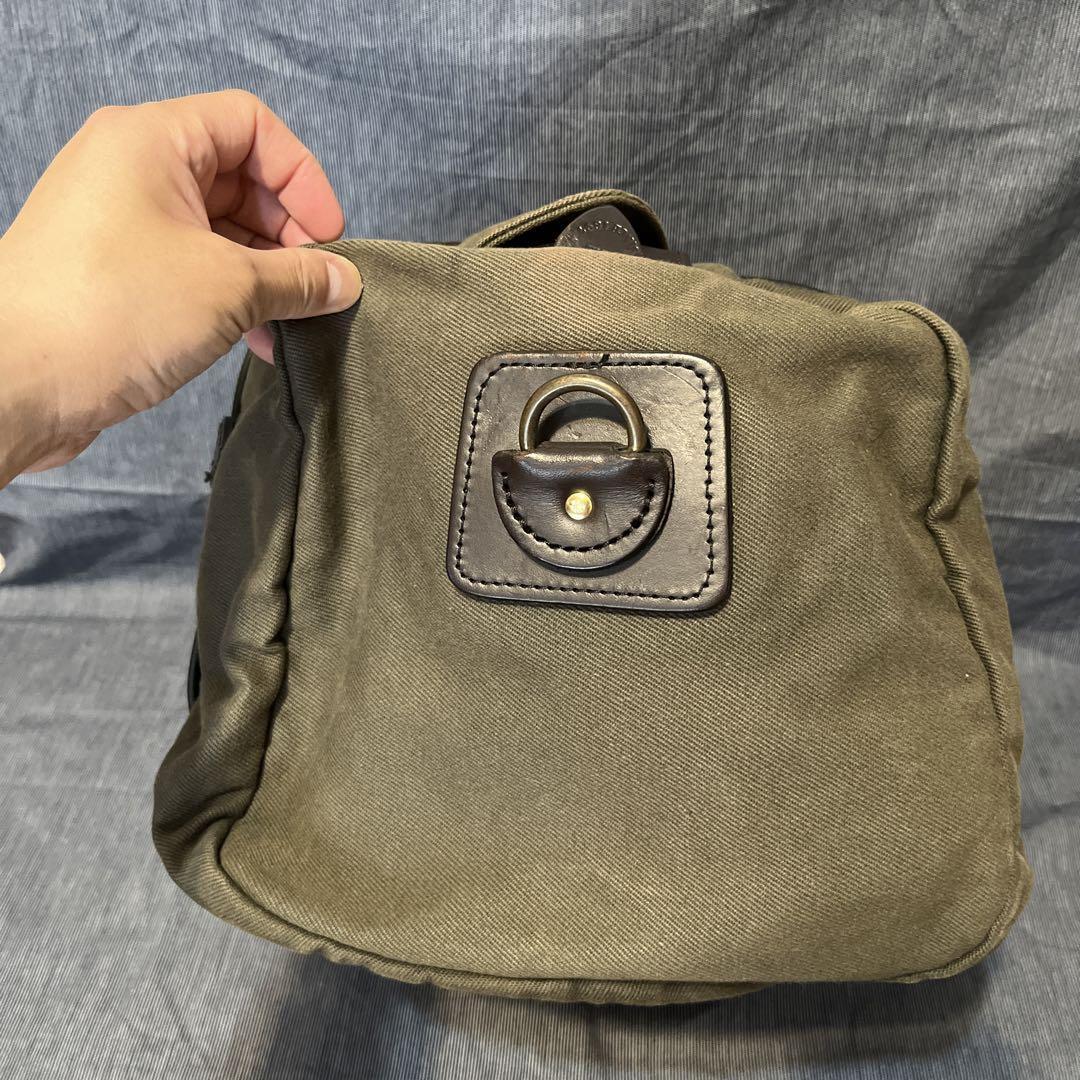 Filson Rugged Twill Duffle Bag Leather Strap Cotton O… - Gem