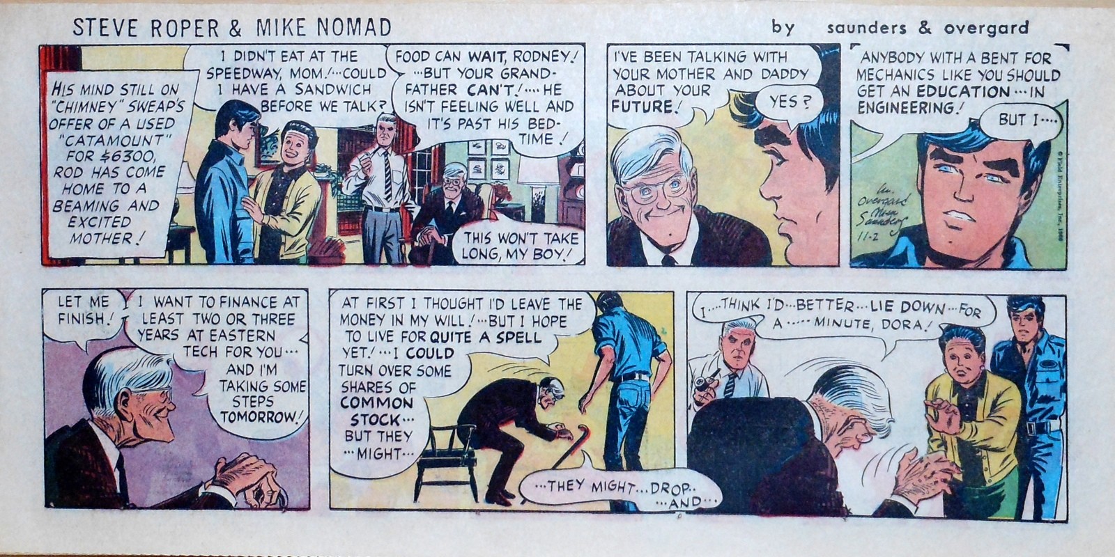 Steve Roper & Mike Nomad - Sunday full color comic page - November 2 ...