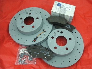 Genuine Mercedes-Benz W204 C-Class Saloon/Est AMG Front Brake Discs ...